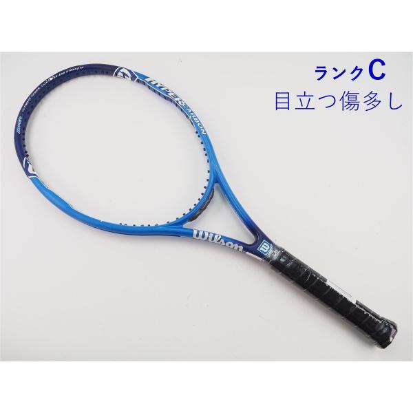 商品名：ウィルソン ハイパー ハンマー 5.7 105(G2)/WILSON HYPER HAMMER 5.7 105(G2)分類／ランク：中古テニスラケット/C:目立つ傷多しフェイス面積：105平方インチ長さ：27.5インチフレーム厚：2...