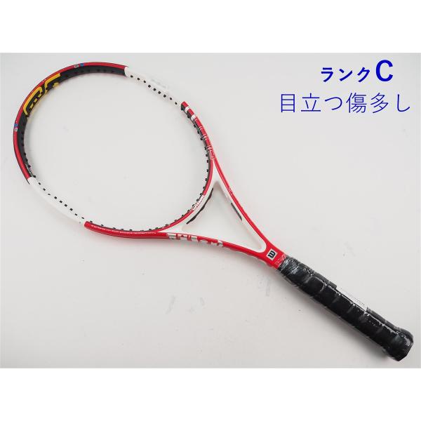 商品名：ウィルソン エヌ シックスワン 95 16×18 2005年モデル(G3)/WILSON n SIX-ONE 95 16×18 2005(G3)分類／ランク：中古テニスラケット/C:目立つ傷多しフェイス面積：95平方インチ長さ：27...