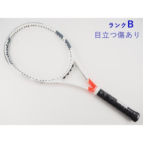 商品名：バボラ ピュア ストライク 100 2017年モデル(G2)/BABOLAT PURE STRIKE 100 2017(G2)分類／ランク：中古テニスラケット/B:目立つ傷ありフェイス面積：100平方インチ長さ：27.0インチフレー...