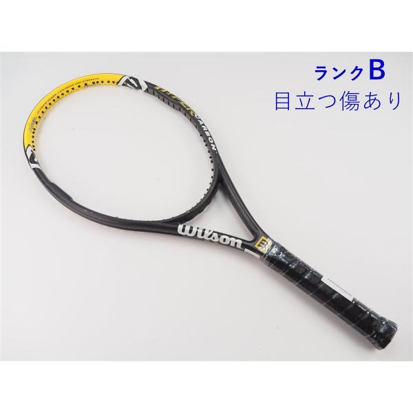 商品名：ウィルソン ハイパー ハンマー 6.3 110(G2)/WILSON HYPER HAMMER 6.3 110(G2)分類／ランク：中古テニスラケット/B:目立つ傷ありフェイス面積：110平方インチ長さ：27.5インチフレーム厚：2...