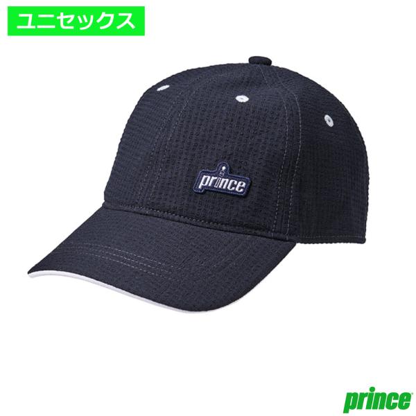 シアサッカー素材を使用したオシャレなキャップ素材：本体:ポリエステル97%、ポリウレタン3%、ツバ裏:ポリエステル100%カラー：ネイビーサイズ：フリー（56〜59cm）