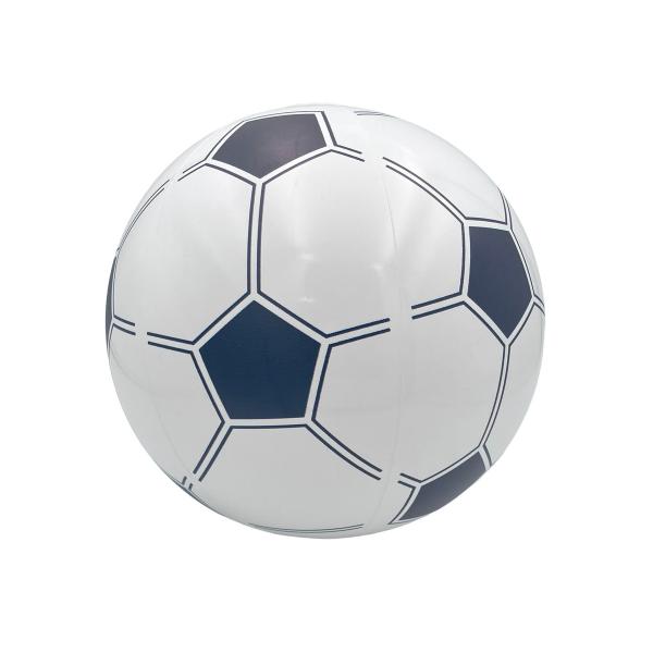 ●本体サイズ：膨らませた状態：直径約22.0、しぼんだ状態：約33.0×12.0cm●重量：32g●パッケージタイプ：ヘッダー付きPP袋入り●製品素材：PVC●生産地：中国サッカーボール柄のビーチボールです！海や川、アウトドアスポーツにもっ...