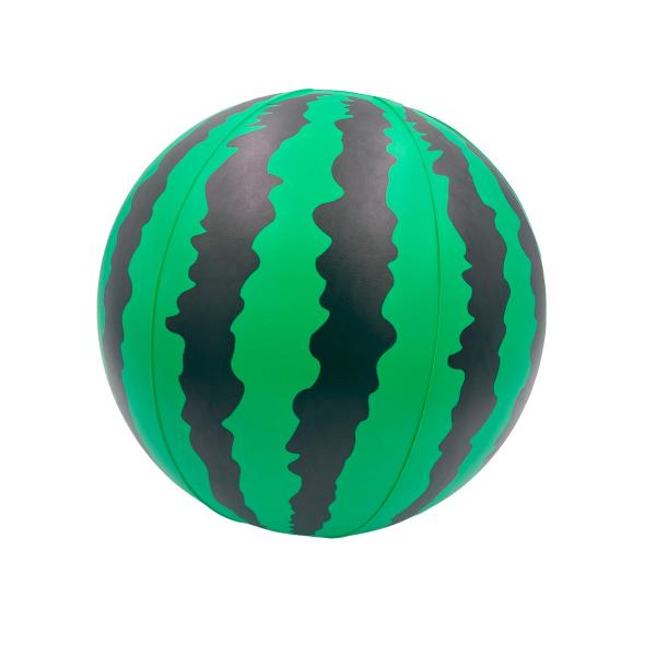 ●本体サイズ：膨らませた状態：直径約22.0、しぼんだ状態：約33.0×12.0cm●重量：32g●パッケージタイプ：ヘッダー付きPP袋入り●製品素材：PVC●生産地：中国スイカ柄のビーチボールです！海や川、アウトドアスポーツにもってこい！爆買