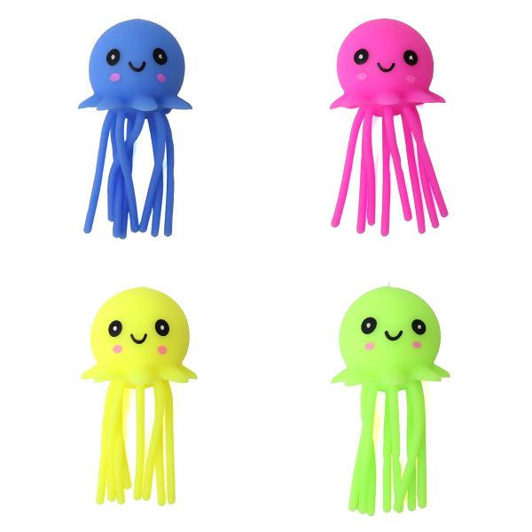 ●本体サイズ：7.5×15.0×7.5cm●重量：129g●パッケージタイプ：PP袋入り●製品素材：TPR●生産地：中国水遊びシーズンにぴったり！お風呂やプールで大活躍のキュートなクラゲちゃんのおもちゃ☆水をたっぷり吸って、ぎゅっと握ると楽...