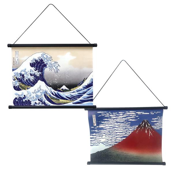 ●本体サイズ：43.5×32.5cm(掛けた時の高さ：約56cm)●パッケージサイズ：44.5×2.5×4.0cm●重量：129g●パッケージタイプ：個別箱●製品素材：キャンバス生地(ポリエステル)●生産地：中国日本土産の定番タペストリーで...