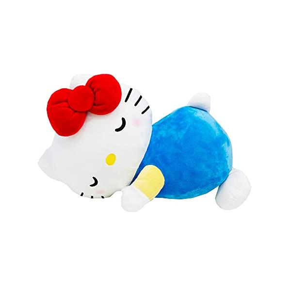 ハローキティ ブルー/約45cm/356438・Color:ハローキティ ブルーPatternName:サンリオ・パッケージ個数:1・?【見ているだけで心が和む「究極の愛らしさ」】 まるでぬいぐるみのような愛らしさが魅力の抱き枕です。すやす...