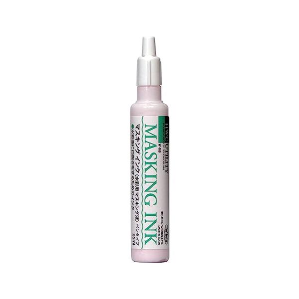 マスキングインクペンタイプホワイト/25ml/W469・Size:25mlStyle:マスキングインクペンタイプ・パッケージ個数:1・梱包サイズ:8 x 15 x 7 cm・色: ホワイト・パッケージ重量: 0.03 kg