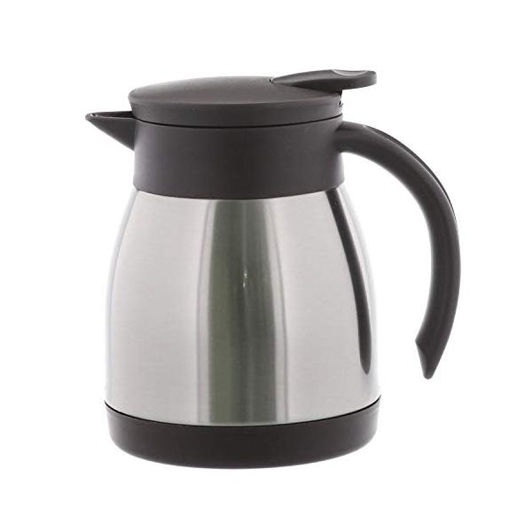 モダンステンレス/0.5L/ND-4241・Size:0.5L・パッケージ個数:1・サイズ:幅14.5×奥行11×高さ15cm・材質:本体内側/18-8ステンレス鋼、本体外側/ステンレス鋼(アクリル樹脂塗装)、口金・ハンドル・ふた栓/ポリプ...