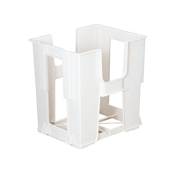 モダンな機能的なデザインホワイト/36.5×28.5×36.5cm/-・パッケージ個数:1・サイズ:36.5×28.5×高さ36.5cm・素材・材質:ポリプロピレン樹脂・生産国:日本