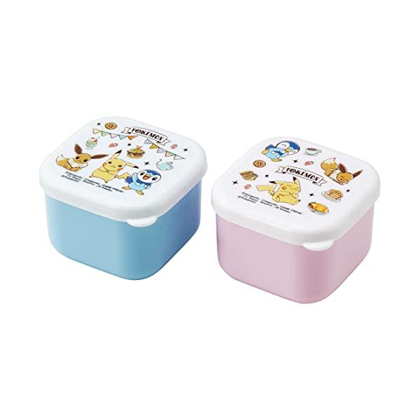 ミニ シール容器ポケットモンスター/6.5×6.5×4.5cm/MO1WAG-A・Style:ミニ シール容器・パッケージ個数:1・容量:130ml/サイズ:6.5×6.5×高さ4.5cm・セット内容:2個組・おかず容器として便利なミニサイ...