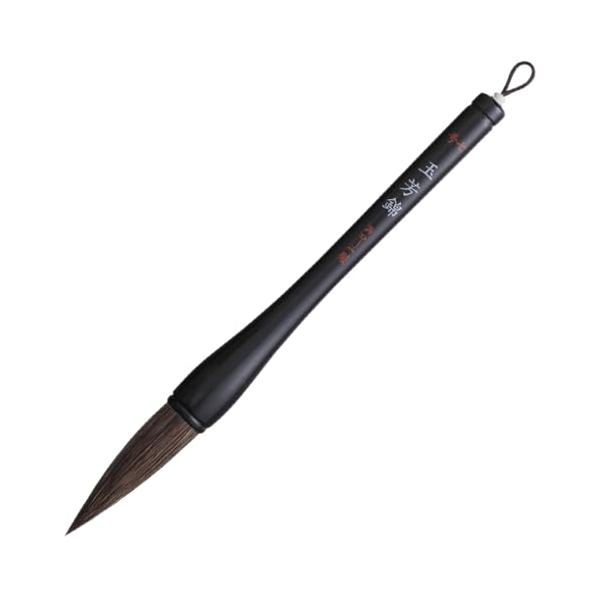 茶毛/7号/AJ-201・Size:7号・パッケージ個数:1・【商品サイズ】約22径×253mm・【穂の規格】大筆7号／【軸径】約22mm・【穂の形状】中鋒・【弾力】やや硬め・【主原毛】馬毛、羊毛