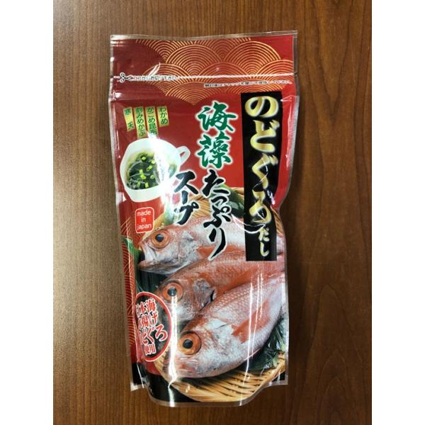 のどぐろ だし 海藻たっぷりスープ 日本海 水揚げ ノドグロ 使用 日本海育ちの のどぐろ は、脂の乗りの良いところから白身のトロと呼ばれています。高級魚と呼ばれる『のどぐろ』を特殊製法で粉末にして、わかめに味付けしました。がごめ昆布・刻み...