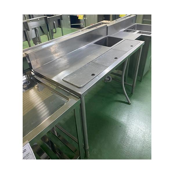 商品名：クリーンテーブル 寸法：W1270×D650×H850 メーカー：タニコー 型式：不明 付属品：なし 説明書：なし 保証期間：なし ランク：C 特記事項：キズ、汚れ、錆有り。  販売店：テンポス姫路店（兵庫県姫路市）からの配送です。