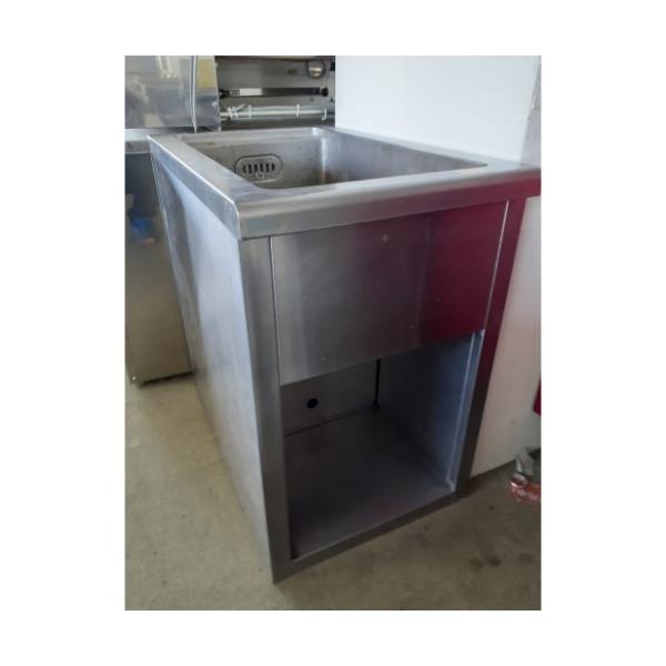 商品名：一槽シンク 寸法：W470×D750×H800 メーカー：不明 型式：不明 年式：不明 付属品：なし 説明書：なし 保証期間：なし ランク：C 特記事項：-  販売店：テンポス名古屋中川店（愛知県名古屋市）からの配送です。