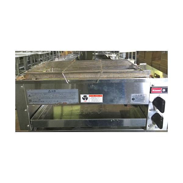 商品名：上火式焼物器 寸法：W581×D324×H240 メーカー：リンナイ(Rinnai) 型式：RGK-62D 年式：2017年製 電源： - コンセントプラグ：- 消費電力：- 内容積：- ガス種：LPG(プロパンガス)※ガス機器の接...