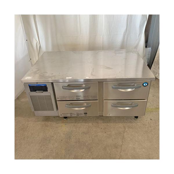 商品名：低ドロワーコールドテーブル 寸法：W1200×D750×H570 メーカー：ホシザキ 型式：FTL-120DDF 年式：2017年製 電源：単相100V 50/60Hz共用 コンセントプラグ：あり 消費電力：250/245W 内容積...