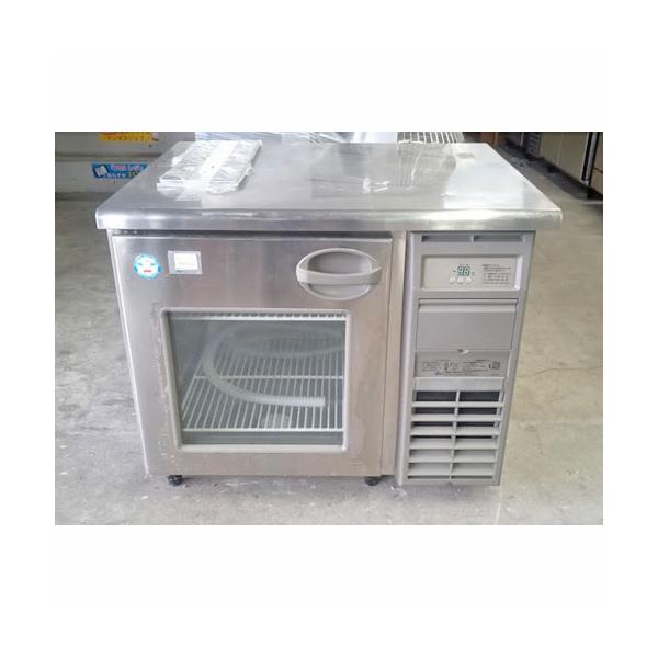 商品名：冷蔵サンドイッチコールドテーブル 寸法：W900×D750×H800 メーカー：フクシマガリレイ(福島工業) 型式：YRW-090RM2改 年式：2019年製 電源：単相100V 50/60Hz共用 コンセントプラグ：あり 消費電力...