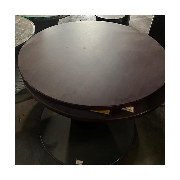 商品名：丸テーブル天板(茶) 寸法：W900×D900×H27 メーカー：不明 型式：不明 年式：不明 付属品：写真の通り 説明書：なし 保証期間：なし ランク：C 特記事項：打痕や傷・汚れがります。  販売店：テンポス小倉店（福岡県北九州...