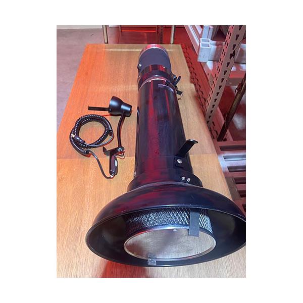 商品名：焼肉フード ミニミニ昇降式 寸法：W156×D156×H870 メーカー：浅井工業 型式：YF-3112SSL 年式：不明 電源：単相100V 50/60Hz共用 コンセントプラグ：あり ガス種：- 付属品：ライト付き 説明書：なし...