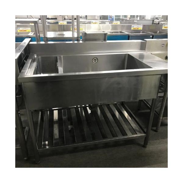 商品名：ソイルドシンク 寸法：W1300×D800×H850 メーカー：不明 型式：不明 付属品：なし 説明書：なし 保証期間：なし ランク：B 特記事項：キズ、汚れ、穴有り。  販売店：テンポス京都店（京都府京都市）からの配送です。