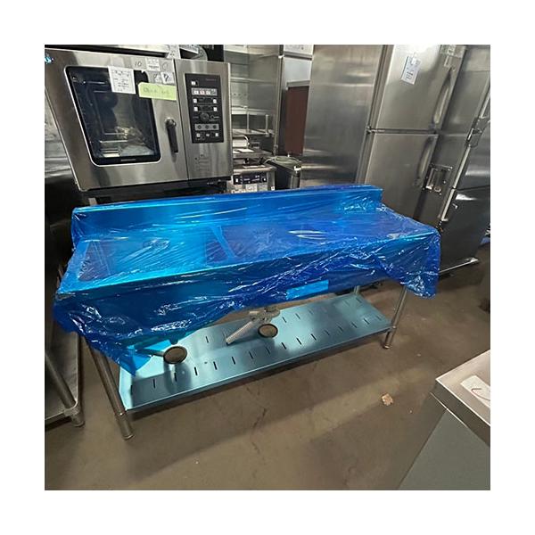 商品名：二槽シンク 右水切り付き 寸法：W1500×D450×H780 メーカー：マルゼン 型式：不明 付属品：なし 説明書：なし 保証期間：なし ランク：S 特記事項：新古品ですが保管中にキズがつくことがあります  販売店：テンポス川崎店...