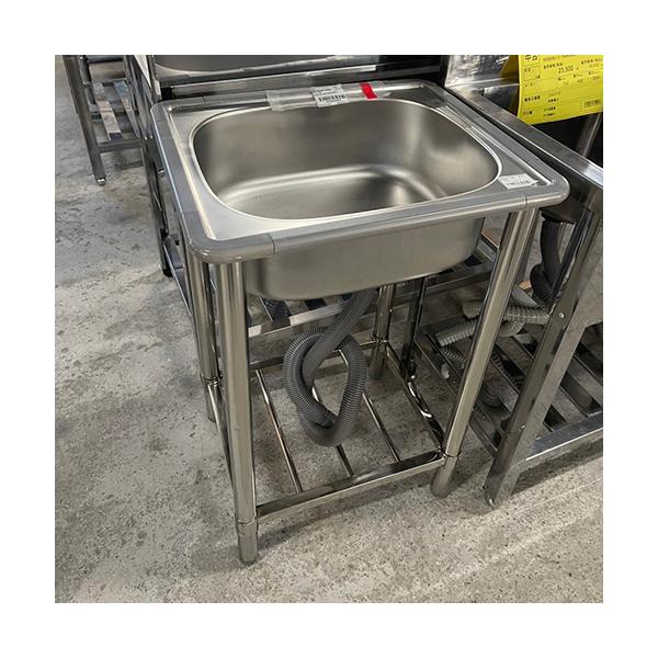 商品名：一槽シンク(屋外用) 寸法：W430×D510×H830 メーカー：不明 型式：不明 保証期間：なし ランク：B 特記事項：-  販売店：テンポス西宮店（兵庫県西宮市）からの配送です。