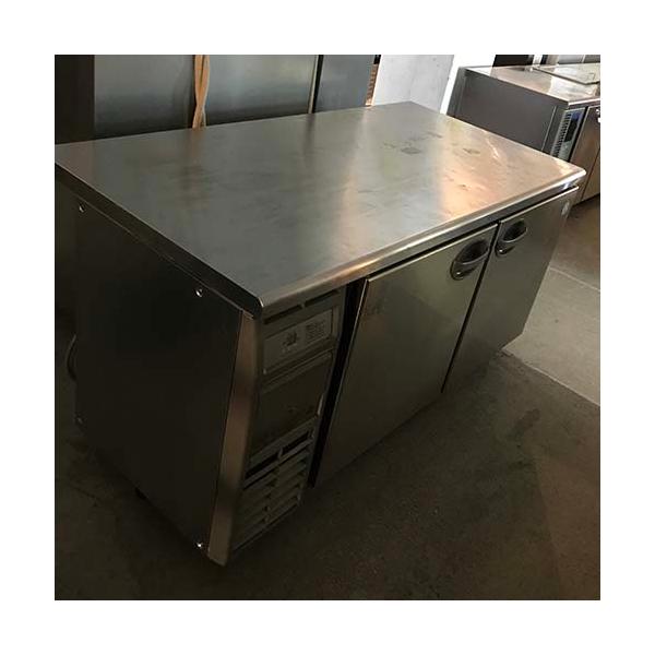 商品名：冷蔵コールドテーブル 寸法：W1500×D750×H800 メーカー：フクシマガリレイ(福島工業) 型式：YRW-150RM2 年式：2016年製 電源：単相100V 50/60Hz共用 コンセントプラグ：あり 消費電力：135/1...
