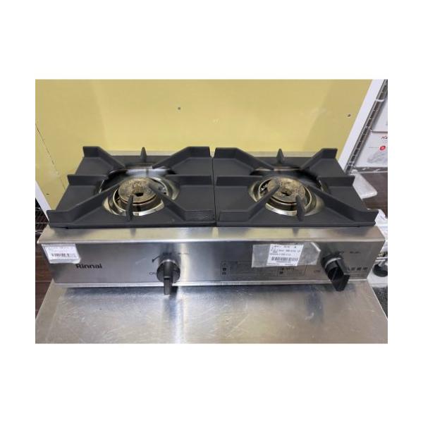 商品名：ガステーブルコンロ 寸法：W542×D275×H151 メーカー：リンナイ(Rinnai) 型式：RSB-211A 年式：2024年製 ガス種：LPG(プロパンガス)※ガス機器の接続は最寄りの専門業者へご依頼下さい。 ガス消費量：6...