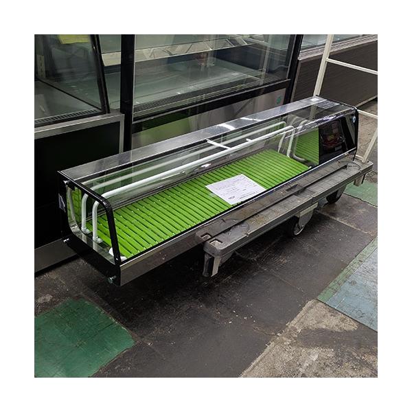 商品名：ネタケース 寸法：W1500×D290×H275 メーカー：大和冷機 型式：DN-501-R 年式：2023年製 電源：単相100V 50/60Hz共用 コンセントプラグ：あり 消費電力：150/165W 内容積：43L 付属品：写...