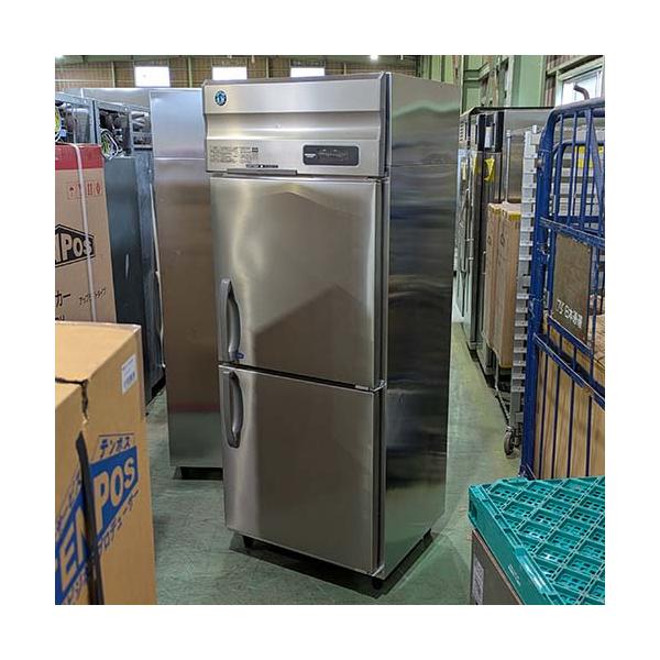 商品名：縦型冷凍冷蔵庫 1凍1蔵 寸法：W750×D650×H1910 メーカー：ホシザキ 型式：HRF-75AT 年式：2021年製 電源：単相100V 50/60Hz共用 コンセントプラグ：あり 消費電力：165/160W 内容積：冷凍...