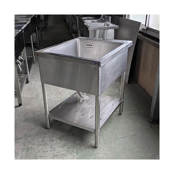 商品名：一槽シンク 寸法：W600×D750×H800 保証期間：なし ランク：B 特記事項：-  販売店：テンポス川口厨房機器専門館（埼玉県川口市）からの配送です。