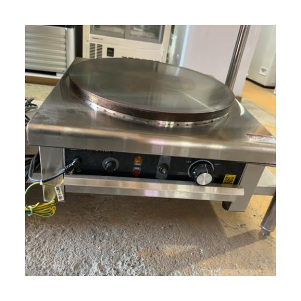 商品名：電気クレープ焼き器 寸法：W455×D480×H230 メーカー：キプロスター 型式：PRO-40CRP-F 電源：単相100V 50/60Hz共用 コンセントプラグ：あり ガス種： 保証期間：なし ランク：B 特記事項：-  販売...