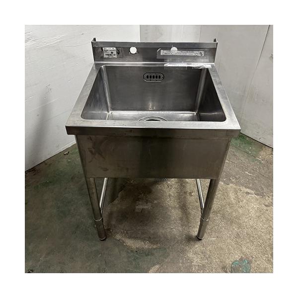 商品名：一槽シンク 三方枠 寸法：W600×D600×H800 保証期間：なし ランク：B 特記事項：-  販売店：テンポス千葉店（千葉県千葉市）からの配送です。