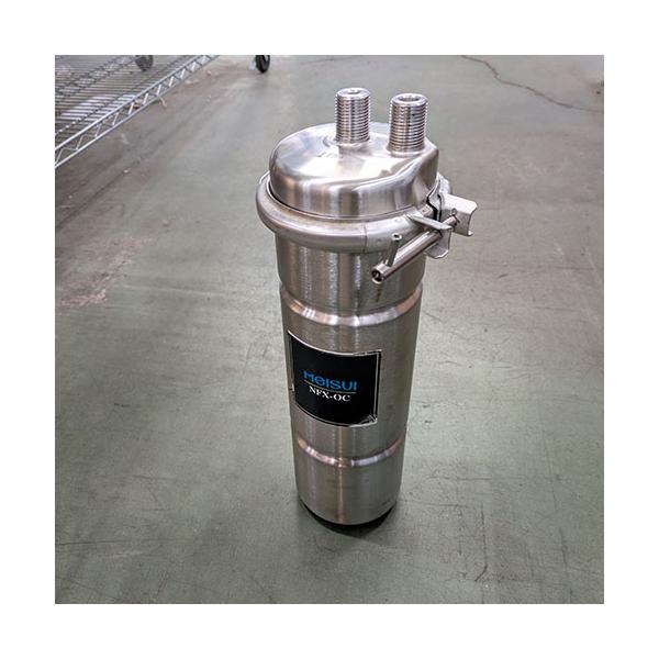 商品名：浄水器 寸法：W105×D105×H390 メーカー：メイスイ 型式：NFX-OC 年式：不明 付属品：写真の通り 説明書：写真の通り 保証期間：納品日より3ヶ月(離島や一部地域では保証対象外とさせて頂きます。) ランク：B 特記事...