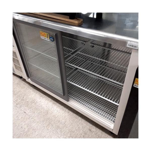 商品名：台下冷蔵ショーケース 寸法：W1200×D450×H800 メーカー：ホシザキ 型式：RTS-120STB2 年式：2017年製 電源：単相100V 50/60Hz共用 コンセントプラグ：あり 消費電力：160/170W 内容積：2...
