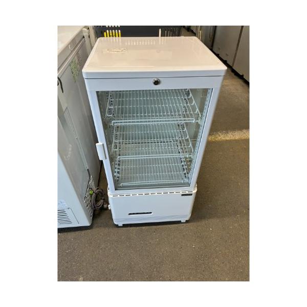 商品名：四面冷蔵ショーケース 寸法：W454×D408×H910 メーカー：レマコム 型式：R4G-74SLW 年式：2018年製 電源：単相100V 50/60Hz共用 コンセントプラグ：あり 消費電力：210W 内容積：74L 重量：3...