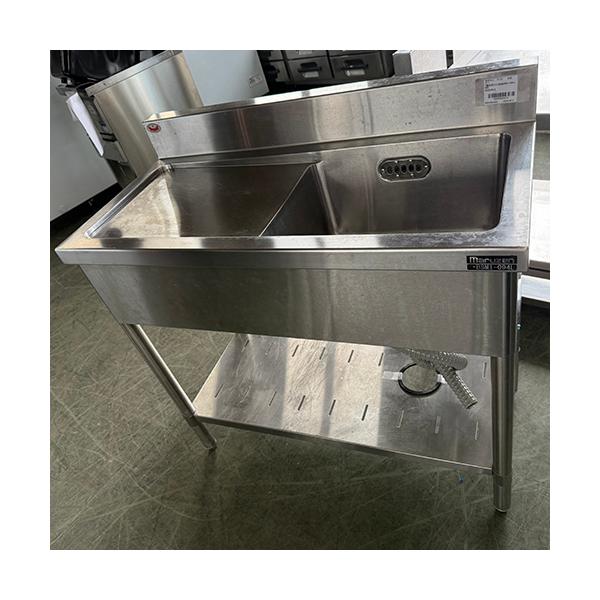 商品名：一槽水切りシンク 寸法：W900×D450×H800 保証期間：なし ランク：B 特記事項：キズ/汚れあり  販売店：テンポス郡山店（福島県郡山市）からの配送です。