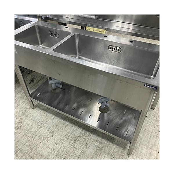 商品名：二槽シンク 寸法：W1200×D450×H850 保証期間：なし ランク：B 特記事項：-  販売店：テンポス札幌西野店（北海道札幌市）からの配送です。