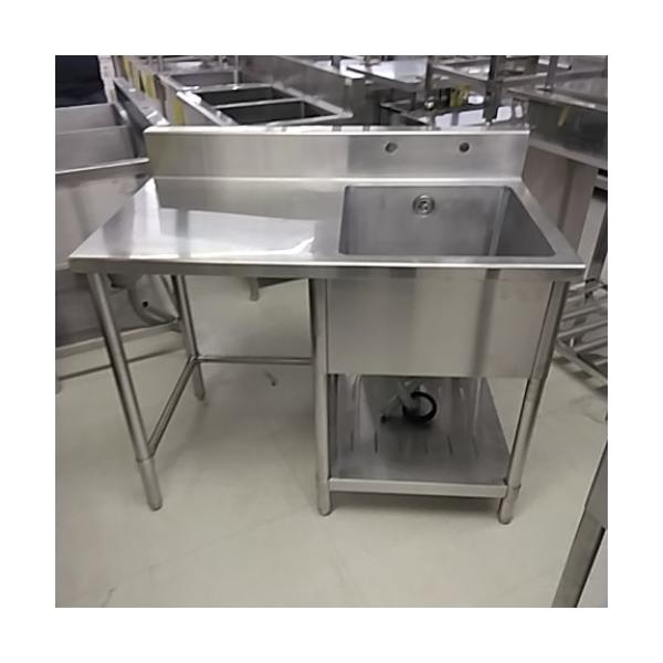 商品名：一槽シンク 作業台付き 寸法：W1050×D750×H800 保証期間：なし ランク：B 特記事項：-  販売店：テンポス川越店（埼玉県川越市）からの配送です。