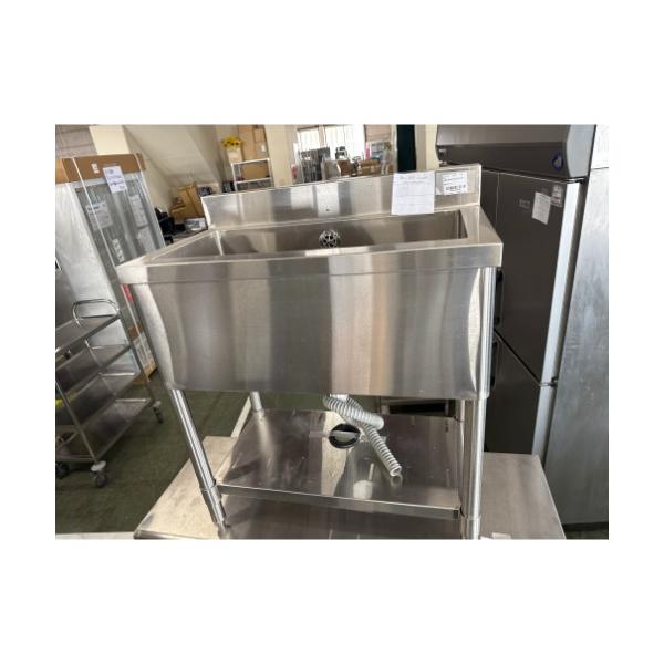 商品名：一槽シンク 寸法：W750×D450×H800 保証期間：なし ランク：B 特記事項：キズ/汚れあり  販売店：テンポス郡山店（福島県郡山市）からの配送です。