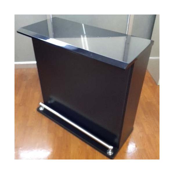 商品名：バーカウンター 黒 寸法：W990×D455×H965 付属品：写真の通り 説明書：写真の通り 保証期間：なし ランク：B 特記事項：-  販売店：テンポス新潟店（新潟県新潟市）からの配送です。