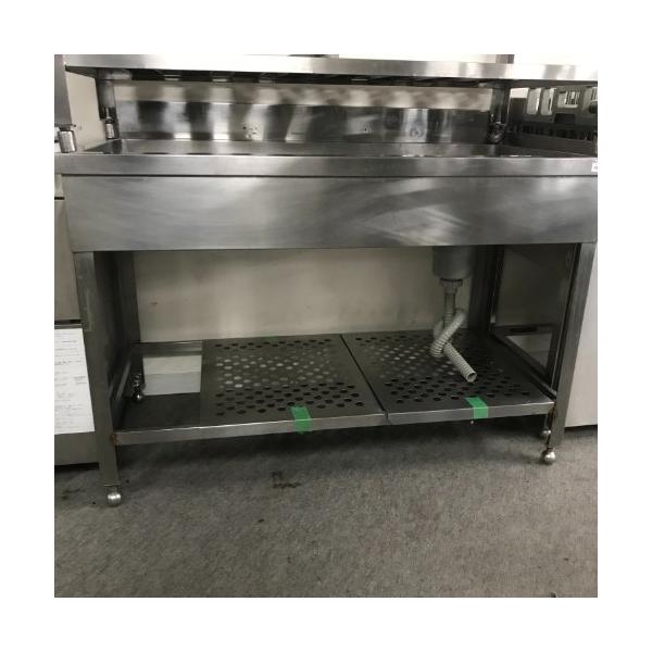 商品名：浅型一槽シンク 寸法：W1200×D600×H800 保証期間：なし ランク：B 特記事項：キズ、汚れ有り。バックガード20×100  販売店：テンポス京都店（京都府京都市）からの配送です。