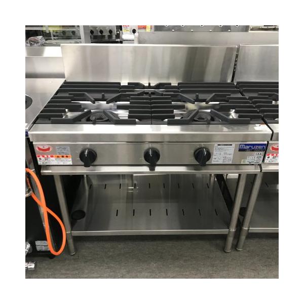 商品名：ガステーブル 寸法：W900×D600×H800 メーカー：マルゼン 型式：RGT-0963D 年式：2020年製 ガス種：都市ガス【12A・13A】※ガス機器の接続は最寄りの専門業者へご依頼下さい。 ガス消費量：31.4kW 付属...