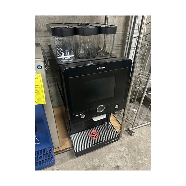 商品名：コーヒーマシン(コーヒーソウル) 寸法：W330×D600×H762 メーカー：シェーラー 型式：schaererSCS 年式：2021年製 電源：単相200V 50/60Hz共用 コンセントプラグ：あり 消費電力：4.7kW ガス...