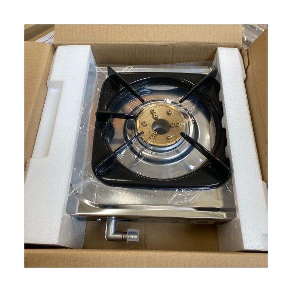 商品名：1口ガス卓上コンロ 寸法：W269×D272×H68 メーカー：パロマ 型式：PA-E18S 年式：2023年製 ガス種：都市ガス【12A・13A】※ガス機器の接続は最寄りの専門業者へご依頼下さい。 保証期間：なし ランク：N 特記...