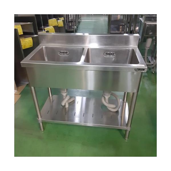 商品名：二槽シンク 寸法：W900×D450×H800 メーカー：マルゼン 型式：BS2-094 保証期間：なし ランク：B 特記事項：-  販売店：テンポス姫路店（兵庫県姫路市）からの配送です。
