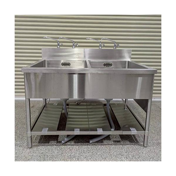 商品名：二槽シンク 寸法：W1200×D750×H800 保証期間：なし ランク：B 特記事項：キズ、汚れ有り。  販売店：テンポス鈴鹿店（三重県鈴鹿市）からの配送です。