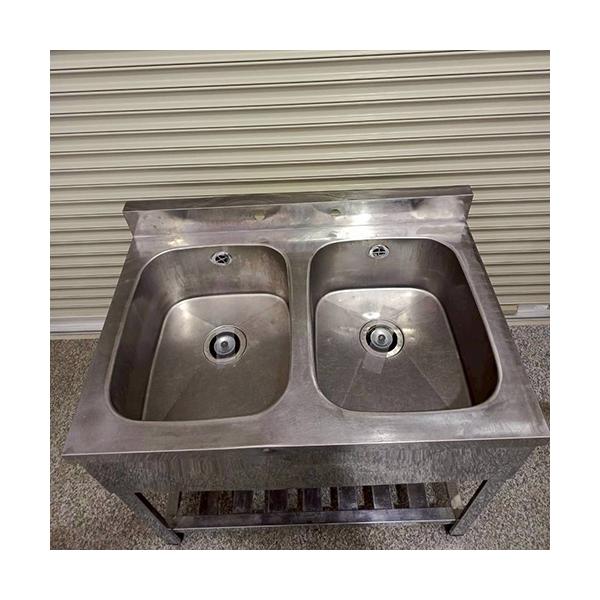 商品名：二槽シンク 寸法：W900×D600×H800 メーカー：東製作所(アズマ) 保証期間：なし ランク：B 特記事項：-  販売店：テンポス奈良店（奈良県磯城郡田原本町）からの配送です。