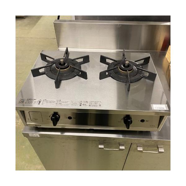 商品名：ガステーブルコンロ 寸法：W595×D410×H180 メーカー：リンナイ(Rinnai) 型式：ET21-2STSYA-S 年式：2024年製 ガス種：LPG(プロパンガス)※ガス機器の接続は最寄りの専門業者へご依頼下さい。 ガス...