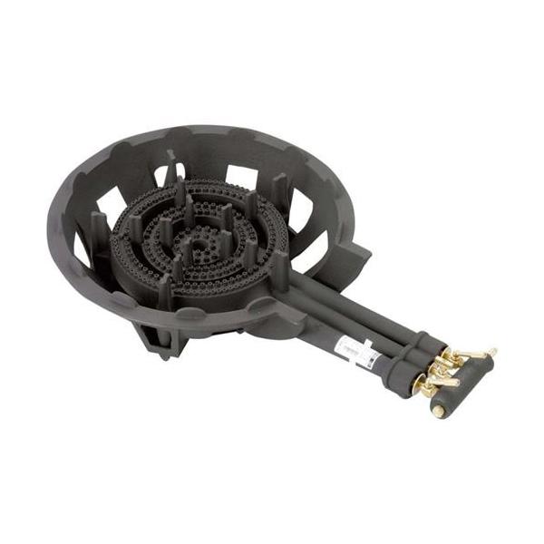 商品名：ガスコンロ 3重 DE−30n LPメーカー：大栄産業メーカー型番：1115310JAN：4548170235557入り数：1サイズ(外寸mm)：440×670×H160サイズ(内寸mm)：-重量：11.16kg材質：-消費電力：ガ...